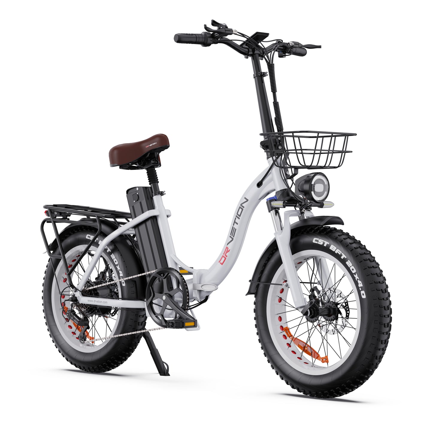 Drvetion CT20 – Step Through Folding Fat Tire E-Bike – Drvetion E-Bike